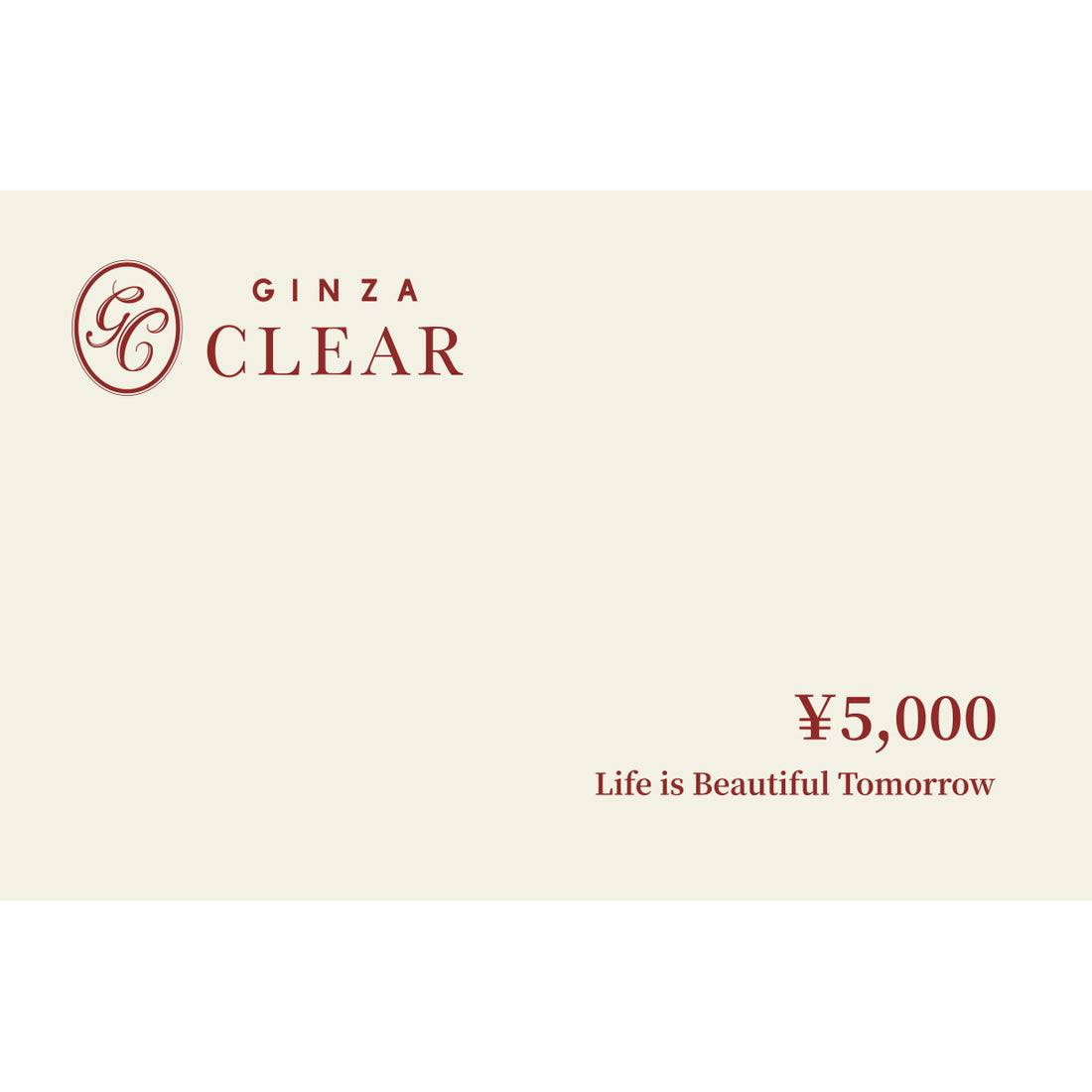 GINZA CLEAR ONLINE STORE｜ギンザクリア公式オンラインストア